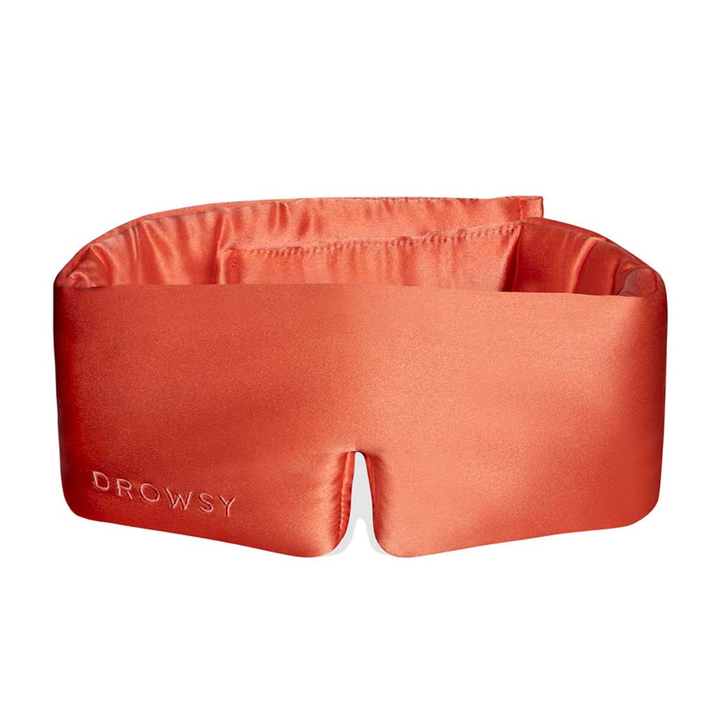 Summer Coral Silk Sleep Mask: Luxurious Comfort for Sleep
