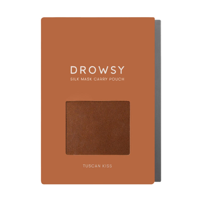 Tuscan Kiss Silk Pouch: Luxurious Mask Protection