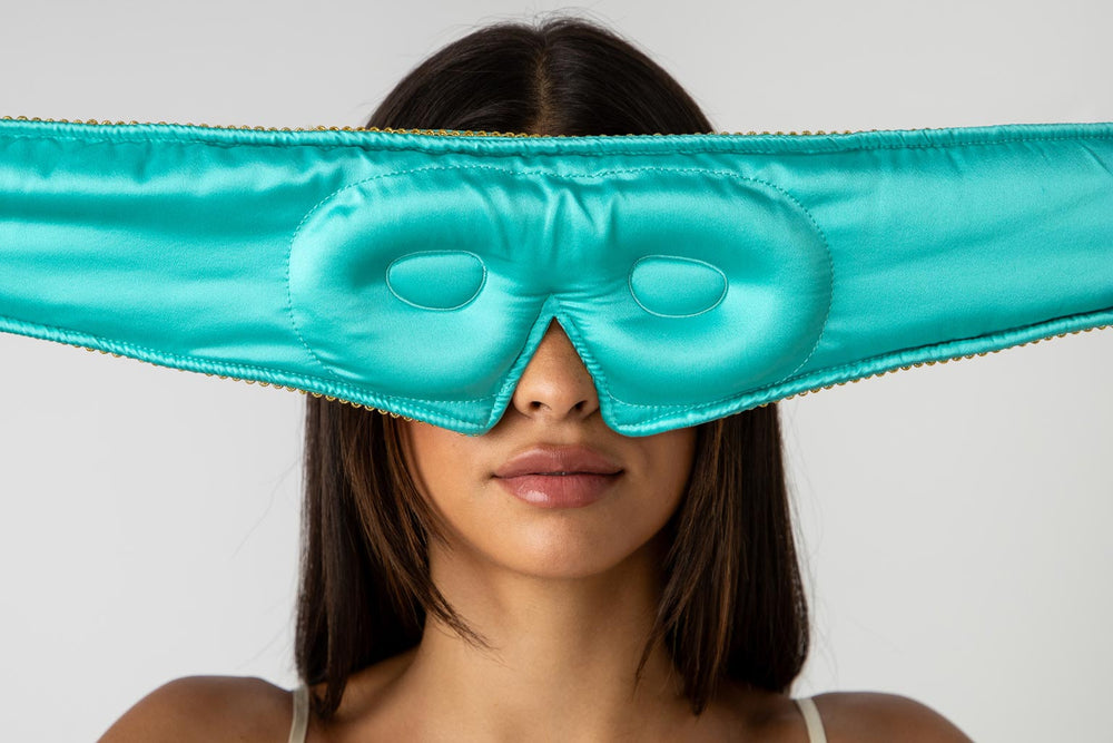 Silk Sleep Mask | Breakfast at Drowsy | Protects Lashes & Eyes