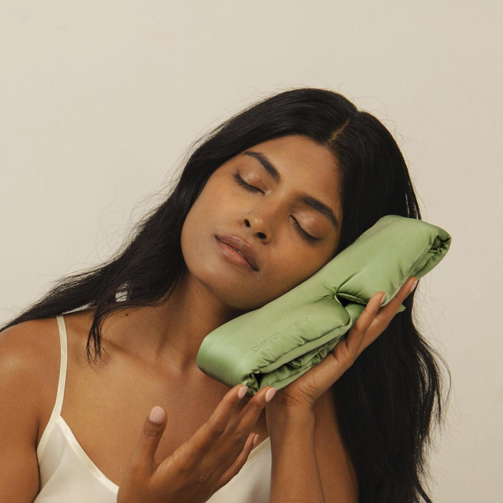 Silk Sleeping Mask | Pistachio Green | Luxury Sleep Mask