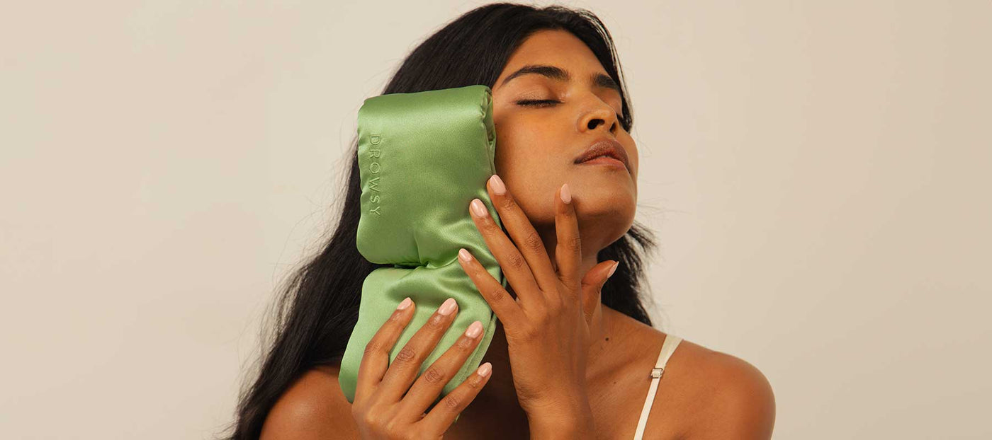 Silk Sleeping Mask | Pistachio Green | Luxury Sleep Mask